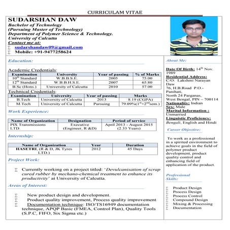 Resume_Sudarshan | PDF