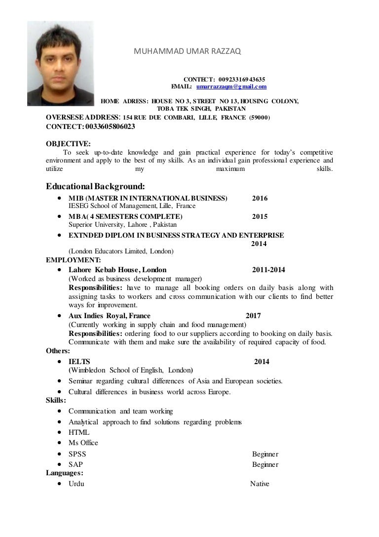 umar cv