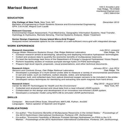 Marisol Bonnet_Resume_April | PDF