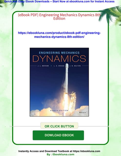 Engineering Mechanics: Dynamics | PDF