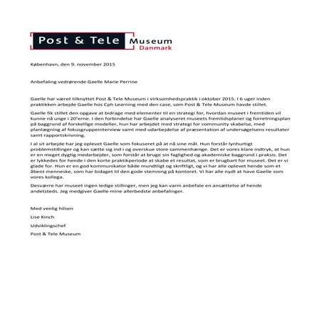 Gaelle Perrine anbefaling | PDF