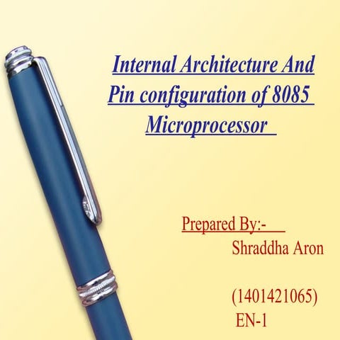Bus Structure Of 8085 Microprocessor 8085 Microprocessor Complete Tutorial Ppt 
