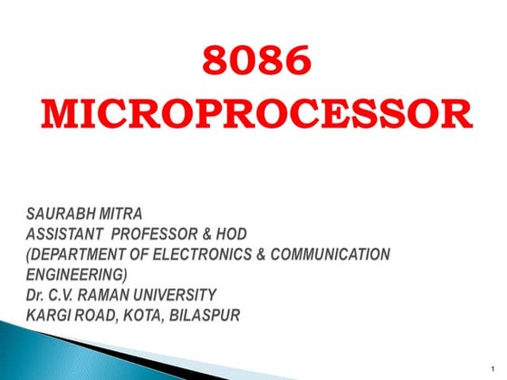 Introduction to 80386 microprocessor | PDF
