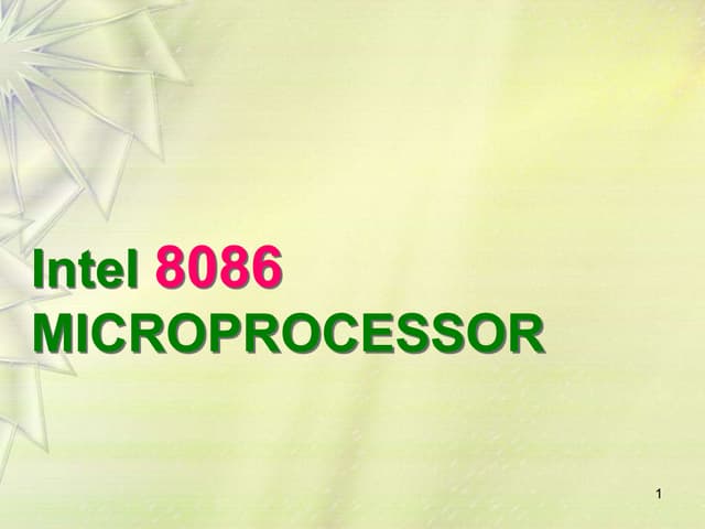 Bus Interface Unit(BIU) of 8086 Microprocessor | PPTX