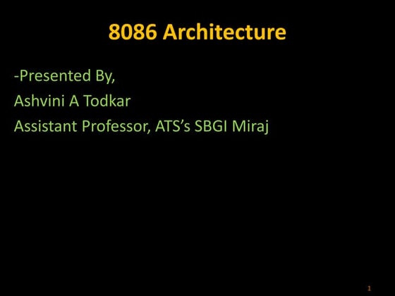 Stack in microprocessor 8085(presantation) | PPTX | Programming ...