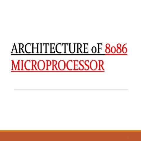 8086 Architecture & pipelining presentation.ppt