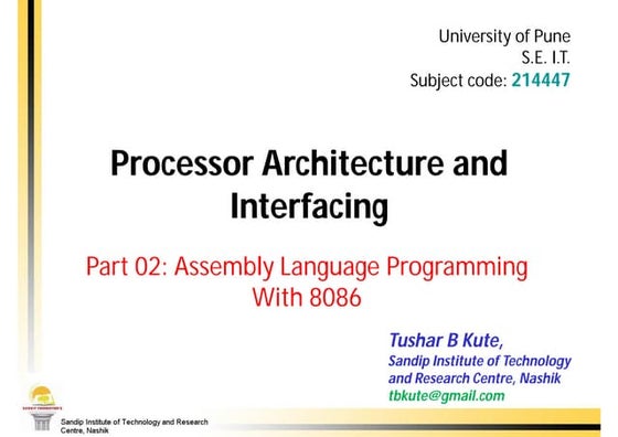 Instruction formats-in-8086 | PDF | Programming Languages | Computing