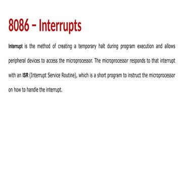 8086 Microprocessor Interrupts - UG Final Sem.pptx