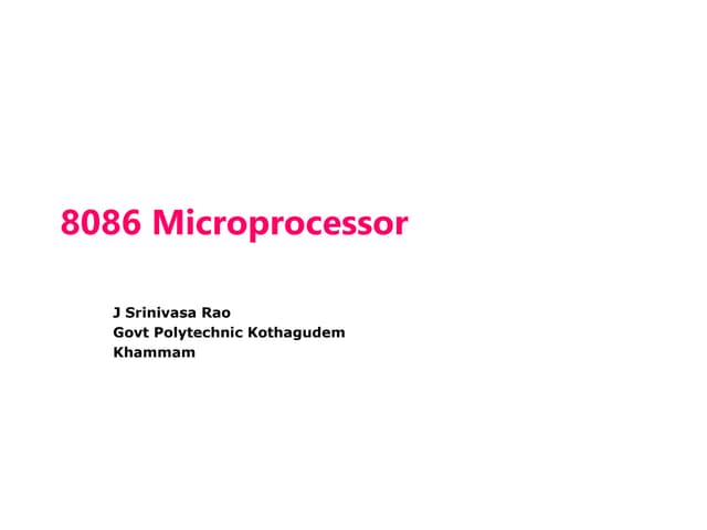 8086 Introductionpptx
