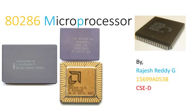 The 80386 80486 | PPT