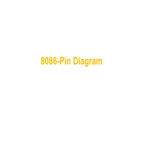 INTEL 8086 MICROPROCESSOR Pin diagram.pptx