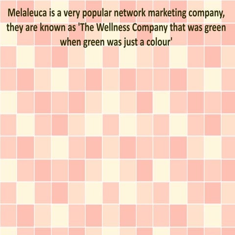 Melaleuca Exposed | PPTX