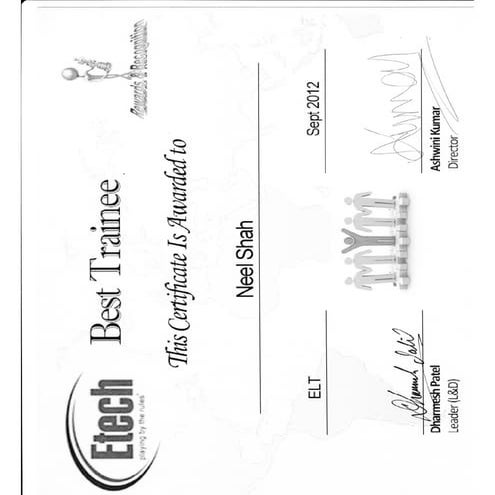 best Trainee final | PDF