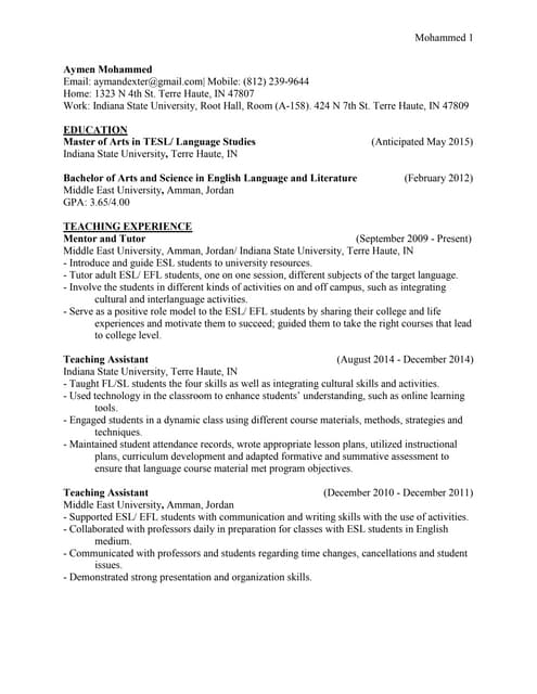 Sample CV | PDF | Programming Languages | Computing