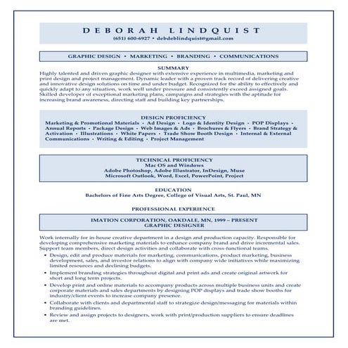 Deborah Lindquist Resume_11_2016 | PDF
