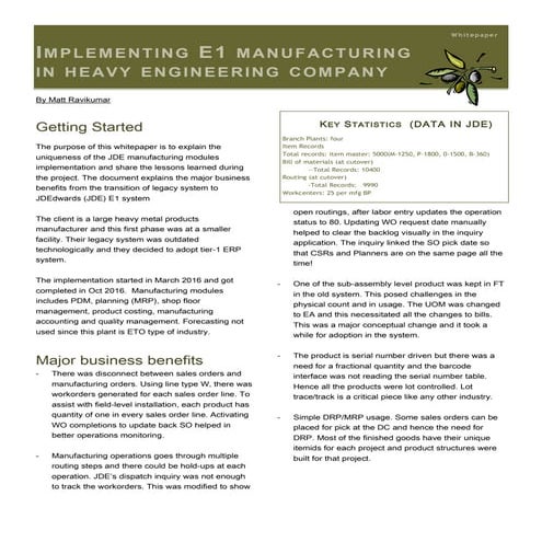 Implementing_jde_manufacturing_whitepaper_Oct2016 | DOC