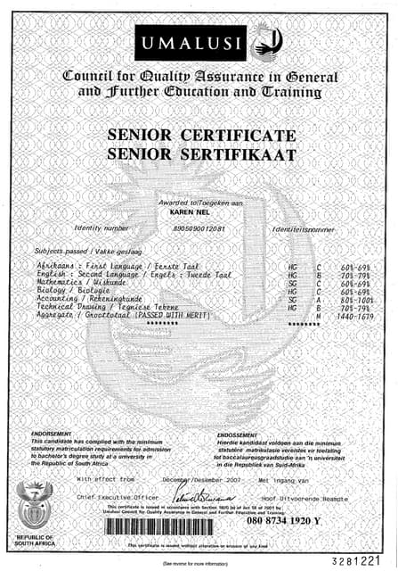 N4 & N5 MDDOP certificate | PDF