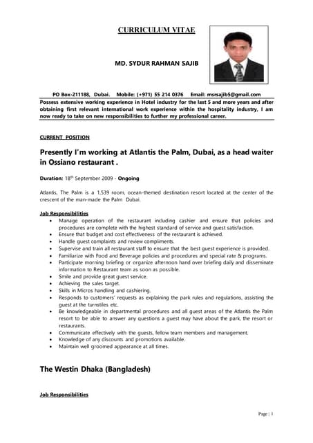 Curriculum Vitae New | DOC