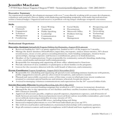 Jennifer MacLean resume 2017 (1) | DOCX