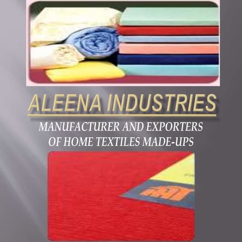 Aleena Industries | PPSX