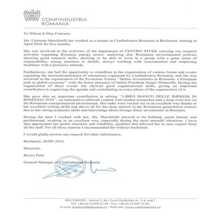 letter Confindustria | PDF