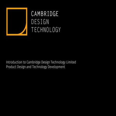 Cambridge Design Technology Presentation V2 | PPT