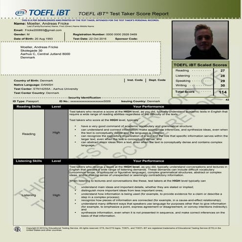 TOEFL Test | PDF