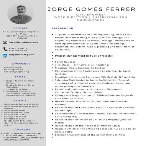 CV - Nildo Nhaliginga.doc Port | PDF