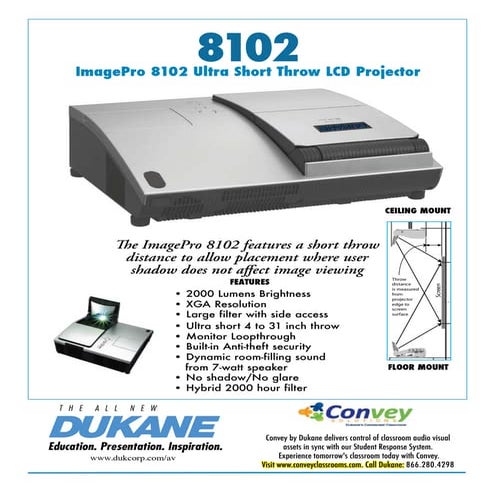 Dukane Visual Presenter 506 | PDF