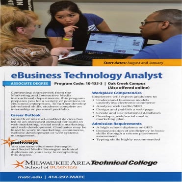 MATC_eBusiness_Tech_Analyst | PDF