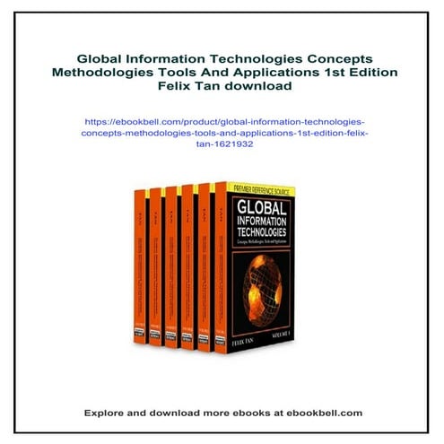 Global Information Technologies Concepts Methodologies Tools And Applications 1st Edition Felix ...