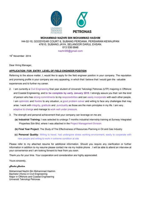 PhD Senate Letter | PDF