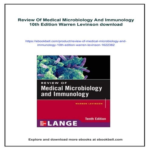 Review Of Medical Microbiology And Immunology 10th Edition Warren ...