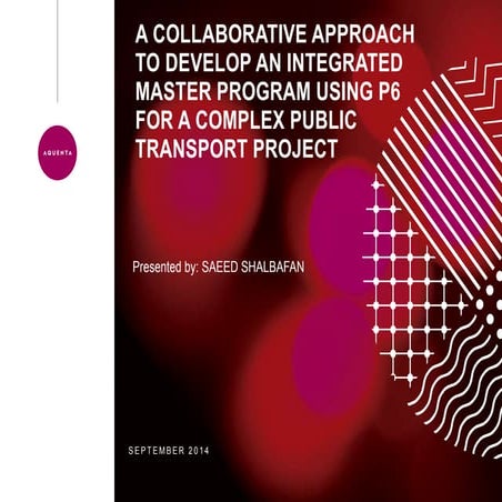 A collaborative approach to develop an integrated master program using ...