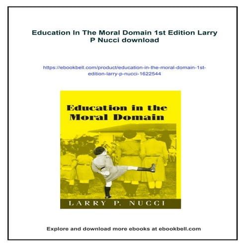 EDUCATION-AND-MORAL-LIFE (PowerPoint presentation) | PPTX
