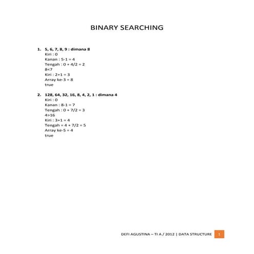 8113120009 defi binary_searching | PDF