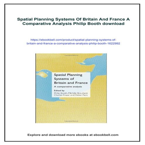 Spatial Planning Systems Of Britain And France A Comparative Analysis ...