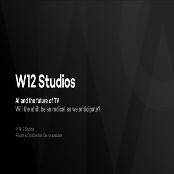 MUXL 2018 presentation - David Hession, Associate Design Director, W12 ...