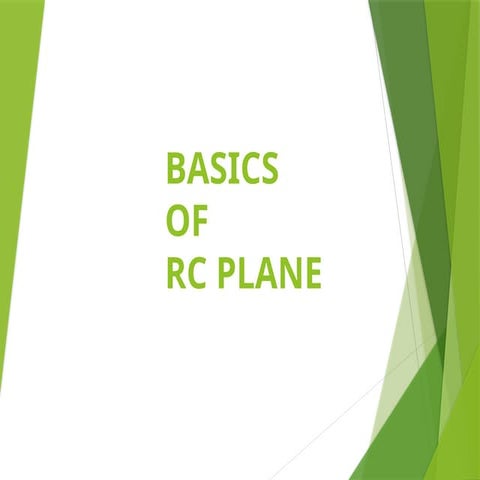 This presentation covers the fundamental concepts of remote-controlled ...