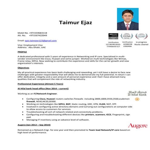 Taimur-CV | PDF
