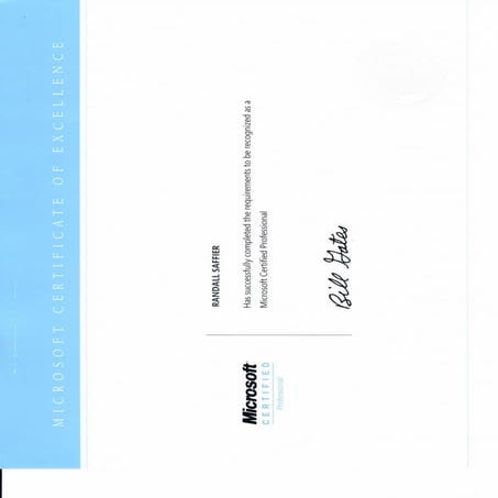 Microsoft Certified Professional | PDF | Free Download