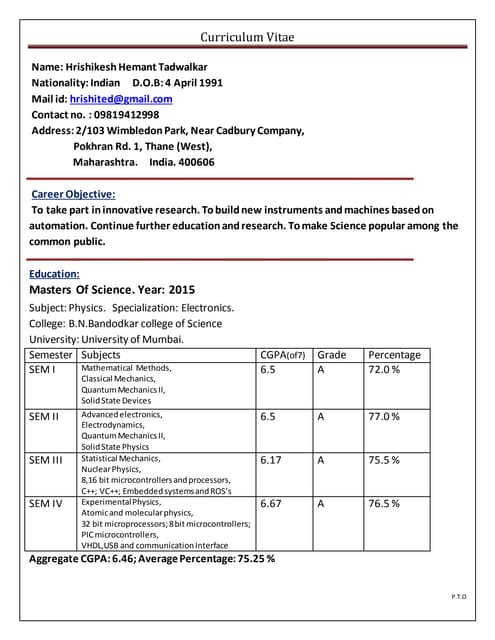 Ahmad Saeed CV | DOCX