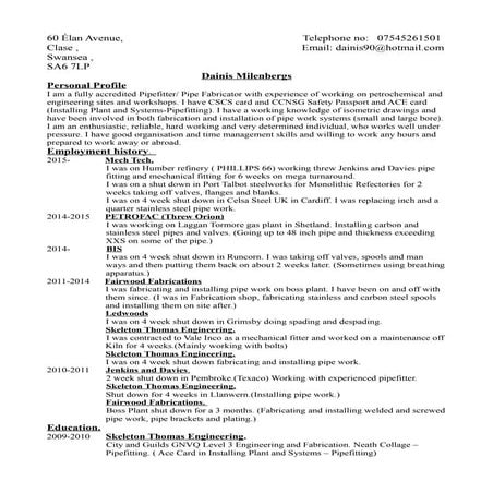 Conor Quirke CV | DOCX