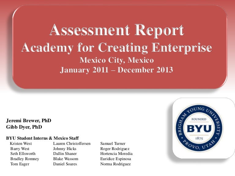 ACE Assessment Report 14 Feb 2014.ppt (1)