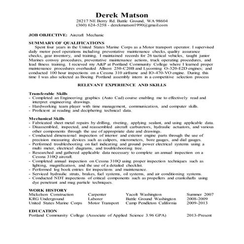 Resume | PDF
