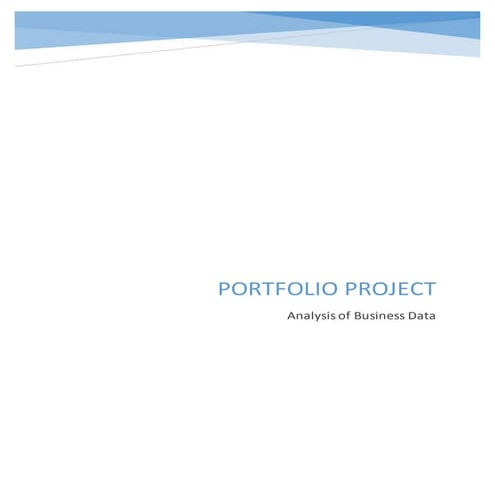 Portfolio Project | DOCX