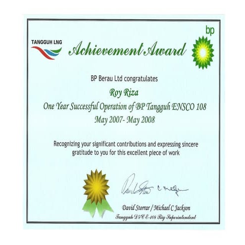 Certificate BP | PDF