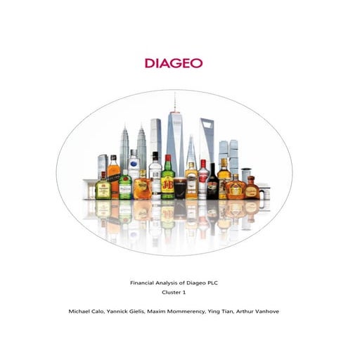 Diageo Financial Analysis 2011-2014 | PDF