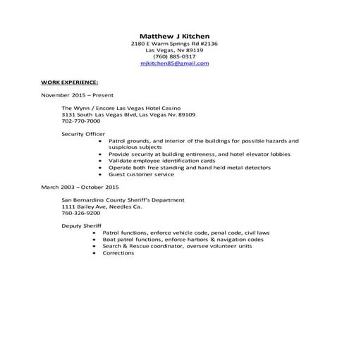 Resume Justin Mattke 020816 | DOCX