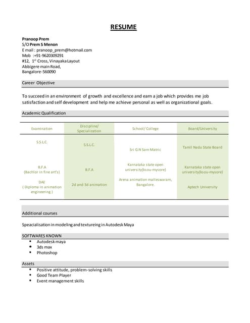 Rajiv-C Resume | PDF